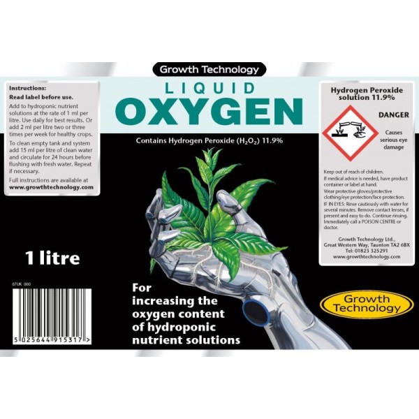 Liquid Oxygen 1L - GROWTH TECHNOLOGY