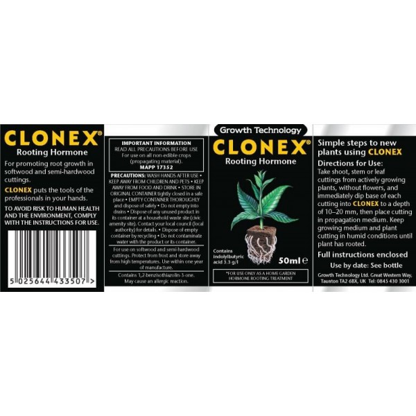 Clonex 50ml - GROWTH TECHNOLOGY